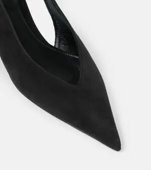 TOTEME Suede Slingback Wedges