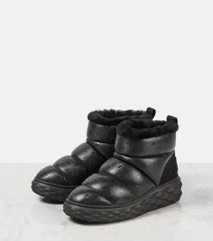 JIMMY CHOO Xan Shearling-lined Snow Boots