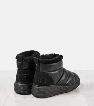 JIMMY CHOO Xan Shearling-lined Snow Boots