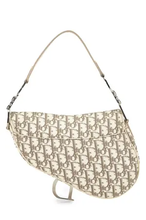 Dior Embroidered Floral Saddle Bag