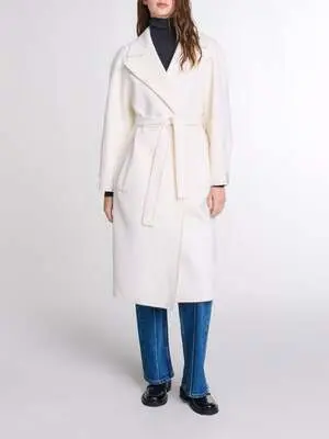 Maje Wool Double-faced Mid-length Coat