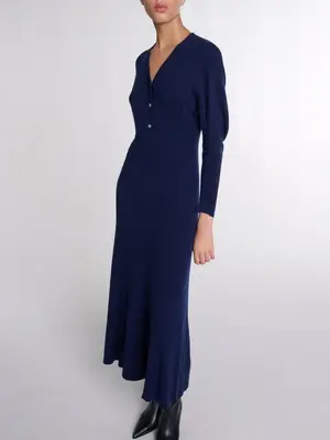 Maje Knit Maxi Dress