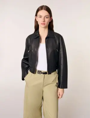 Maje Leather Jacket