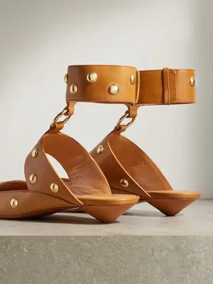 Chloé Jade Studded Leather Pumps