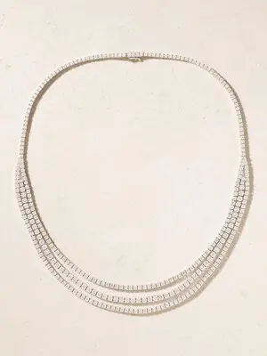 ANITA KO Hepburn 18-karat White Diamond Choker Necklace