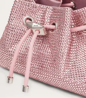 JIMMY CHOO Crystal-embellished Shoulder Bag