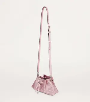 JIMMY CHOO Crystal-embellished Shoulder Bag