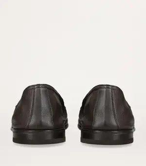 Zegna Leather L'asola Loafers