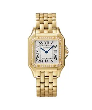 CARTIER - Panthère De Cartier Medium Gold Diamond Watch