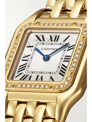 CARTIER - Panthère De Cartier Medium Gold Diamond Watch