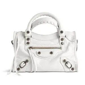Balenciaga Le City Mini Bag White
