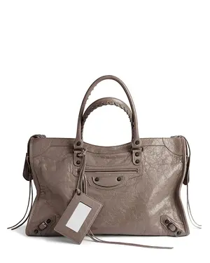 Balenciaga Le City Large Bag - Dark Noix