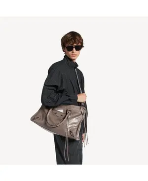 Balenciaga Le City Large Bag - Dark Noix