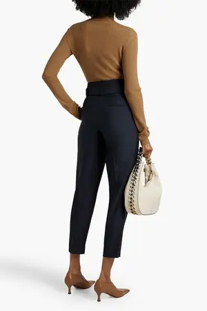 Another Tomorrow Ribbed Wool-blend Turtleneck Sweater - Camel