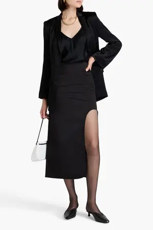 BY MALENE BIRGER Wick Duchesse-satin Midi Skirt