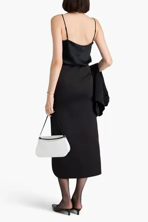 BY MALENE BIRGER Wick Duchesse-satin Midi Skirt