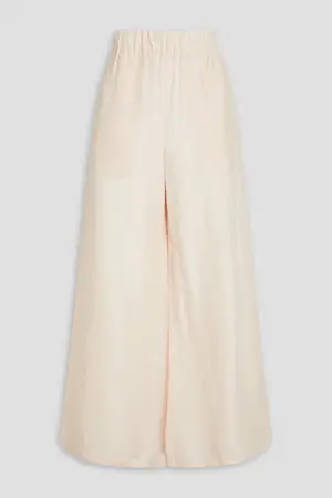 Cream Wide Leg Pants