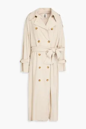 BY MALENE BIRGER Alanise Slub Woven Trench Coat