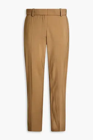 JOSEPH Coleman Cropped Slim-leg Pants - Camel