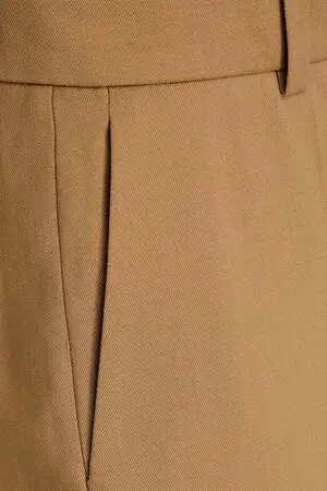JOSEPH Coleman Cropped Slim-leg Pants - Camel