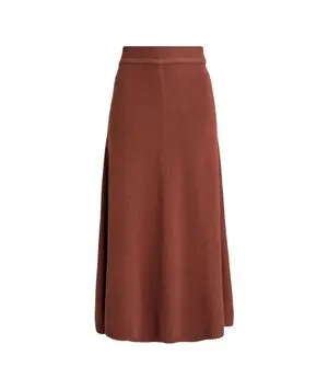 JOSEPH Silk-blend Midi Skirt