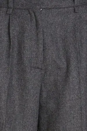 Maje Wool-blend Felt Trousers