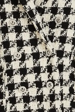 Maje Houndstooth Bouclé-tweed Blazer