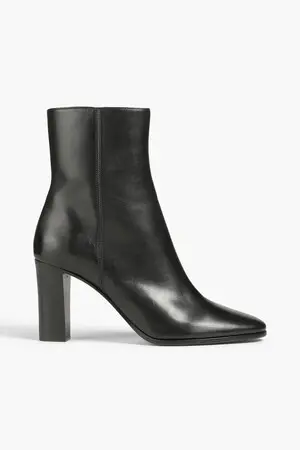 Maje Leather Ankle Boots