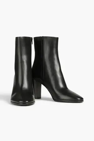 Maje Leather Ankle Boots