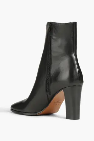 Maje Leather Ankle Boots
