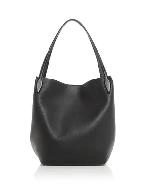 Madewell Shopper Leather Tote - True Black