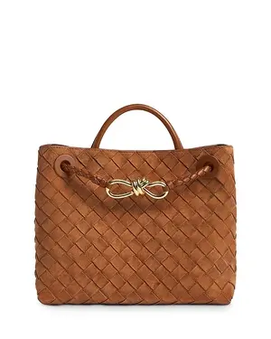 Bottega Veneta Small Andiamo Top Handle Bag - Amber/muse Brass