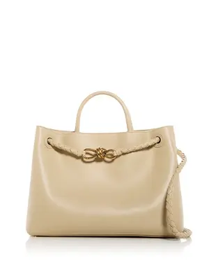 Bottega Veneta Medium Andiamo Top Handle Bag - Butterscotch/brass