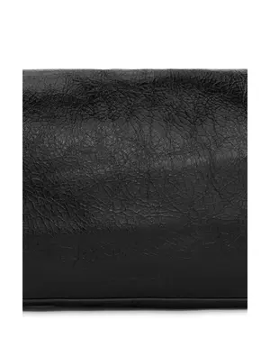 Staud Harlow Leather Shoulder Bag - Black Leather