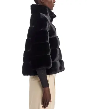 Love Token Faux Fur Jacket