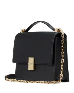 Kate Spade New York Deco Pebbled Leather Small Chain Shoulder Bag