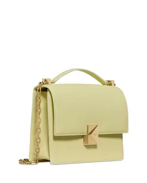 Kate Spade New York Deco Pebbled Leather Small Chain Shoulder Bag
