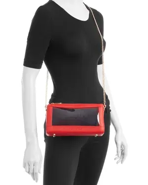 F & W STYLE Clear Clutch - Red