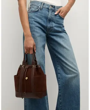 Veronica Beard Leather Goody Bag