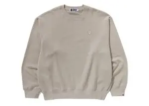 A BATHING APE One Point Relaxed Fit Crewneck Sweatshirt