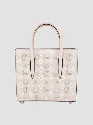 CHRISTIAN LOUBOUTIN Paloma Mini Top Handle Bag - Leche