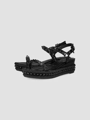 CHRISTIAN LOUBOUTIN Pyraclou Wedges