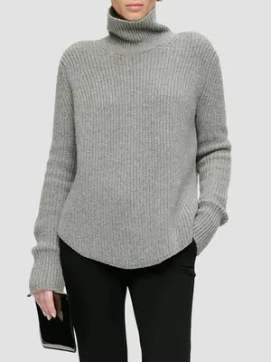CALLAS MILANO Barrie Long Sleeve Turtleneck Ribbed Sweater