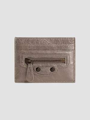 Balenciaga Le City Card Holder - Dark Noix