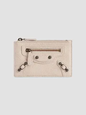 Balenciaga Le City Long Coin And Card Holder - Beige