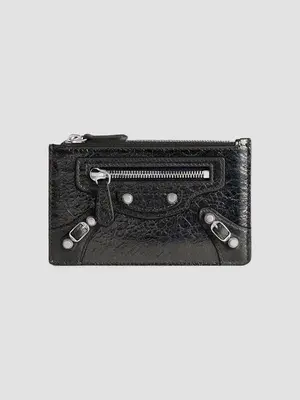 Balenciaga Le City Long Coin And Card Holder - Black