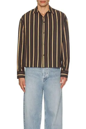 SIEDRES Bright Shirt In Brown