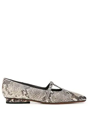Franco Sarto Carmelo Mary Jane Flats - Black Pattern