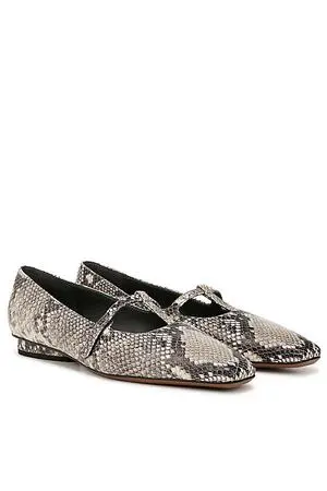 Franco Sarto Carmelo Mary Jane Flats - Black Pattern