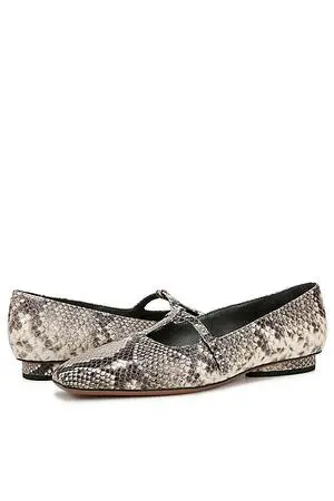 Franco Sarto Carmelo Mary Jane Flats - Black Pattern